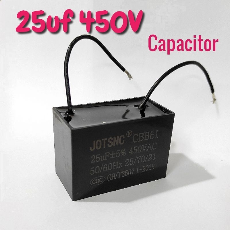 25uf 450V Capacitor sewing machine | Shopee Malaysia