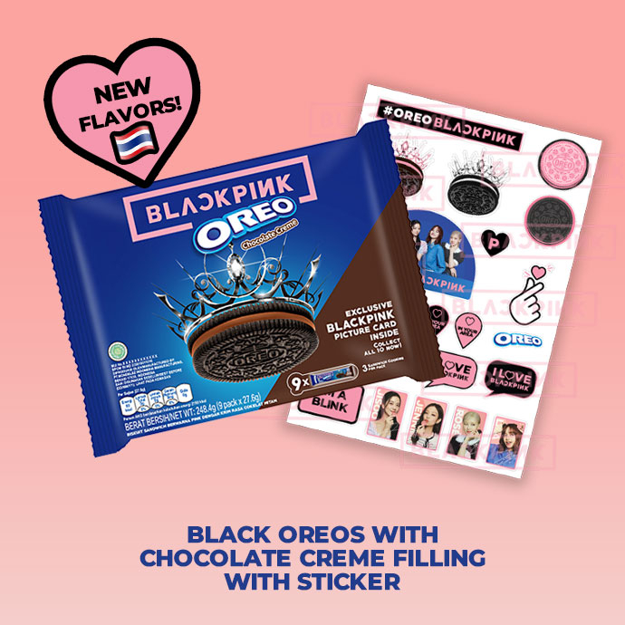Blackpink Oreo Thailand Limited Edition Flavours With Photocard Oreo ...
