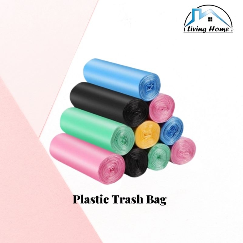45cm x 45cm Rubbish Bag With String Home Garbage Bags Office Cleaning ...
