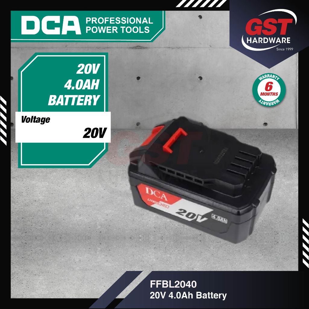 DCA 20V 4.0Ah Battery DCA 2A Charger Starter Kit Set DCA Hand Drill ...