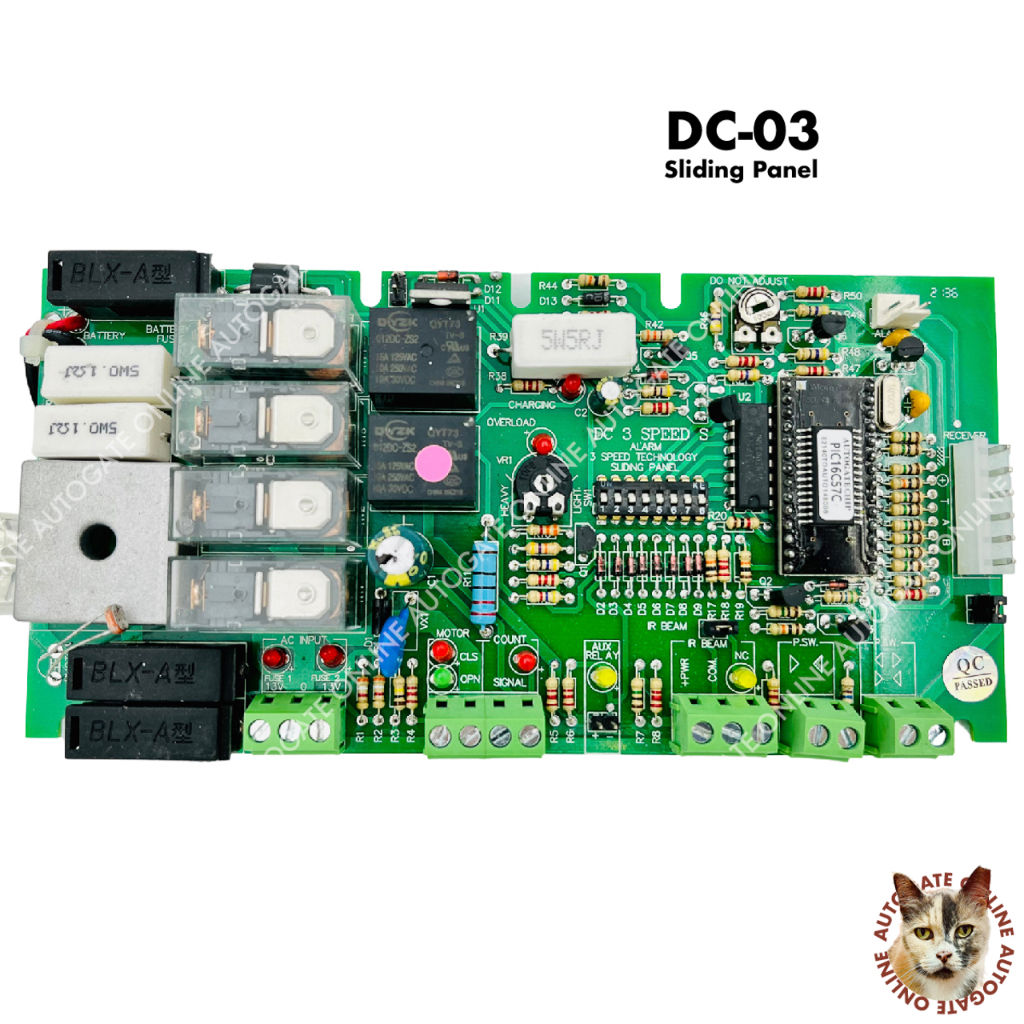 Dc 03 3 Speed Sliding Autogate Control Panel Auto Gate Controller Pcb