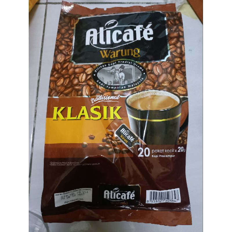 Alicafe classic 20pcs X 20g | Shopee Malaysia