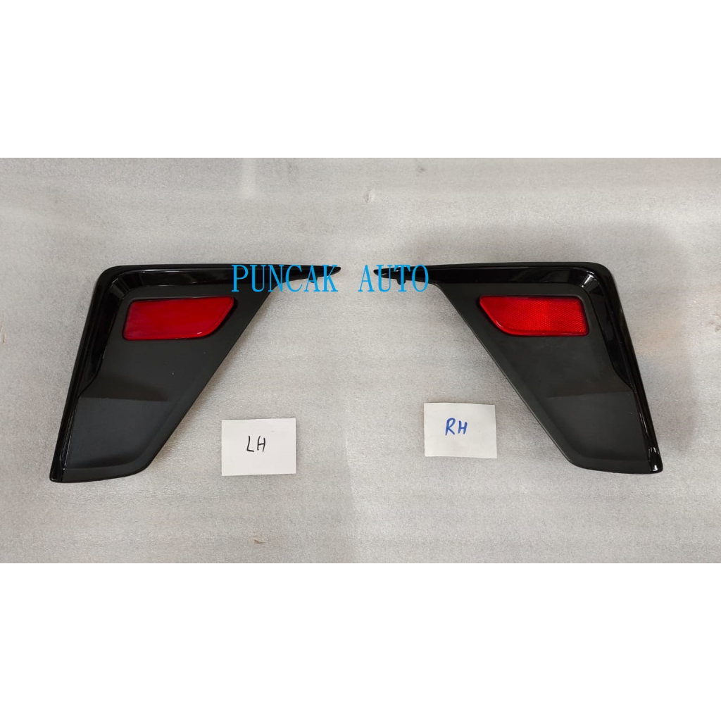 PERODUA BEZZA 2020 MODEL REAR BUMPER SIDE COVER WITH REFLECTOR SET ...