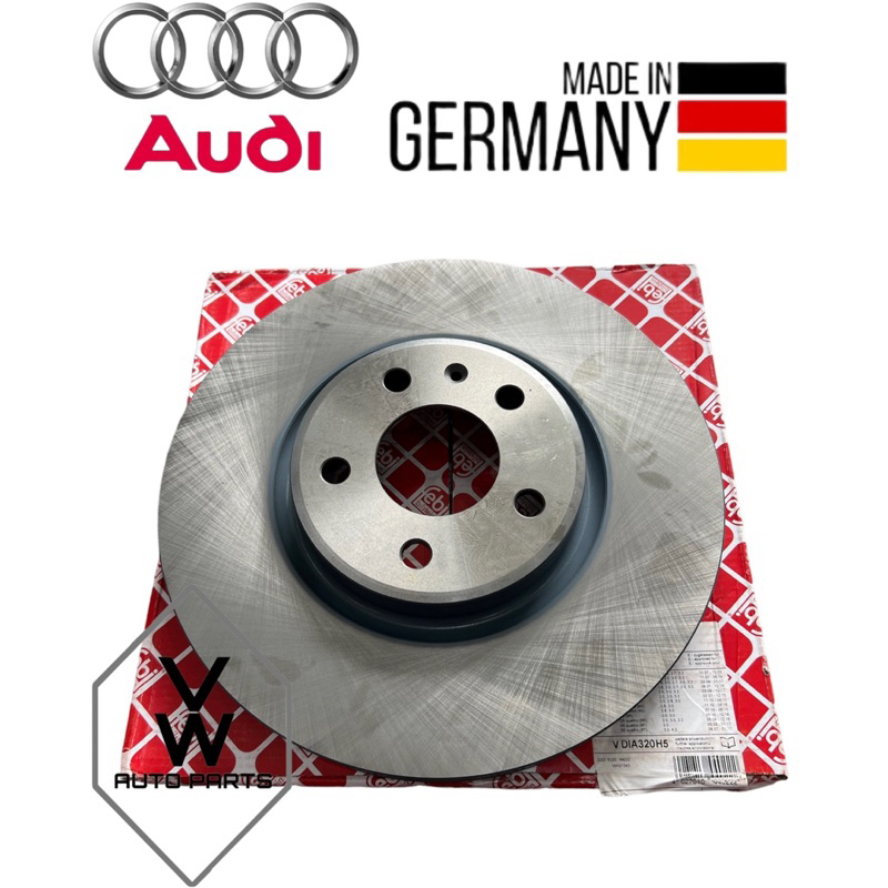 ( 100% FEBI GERMANY ) FRONT BRAKE DISC FOR AUDI Q5 AUDI A4 B8 A6 C7 A7 ...