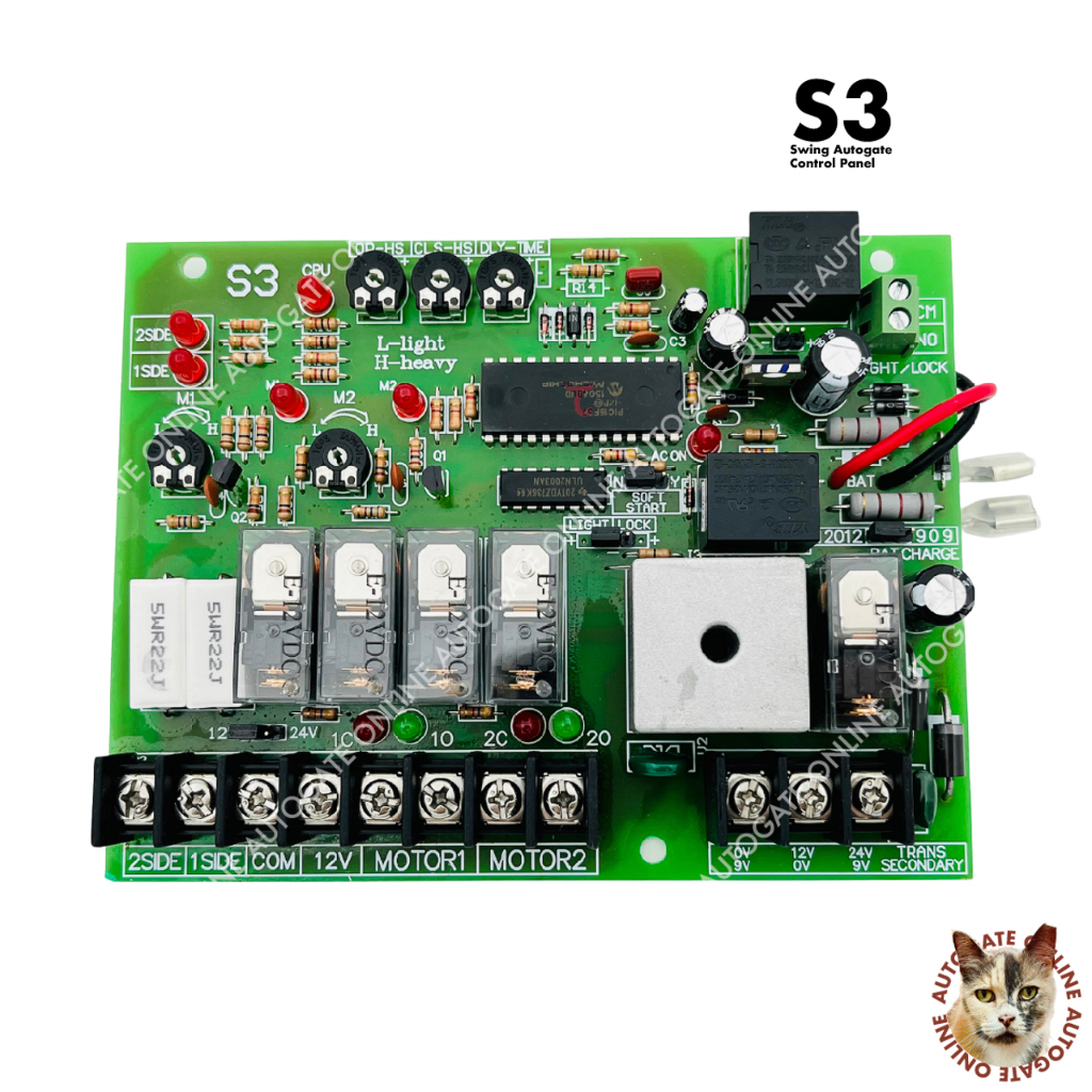 S3 AUTOGATE SWING / FOLDING GATE CONTROL BOARD PCB PANEL-AUTOGATE ...
