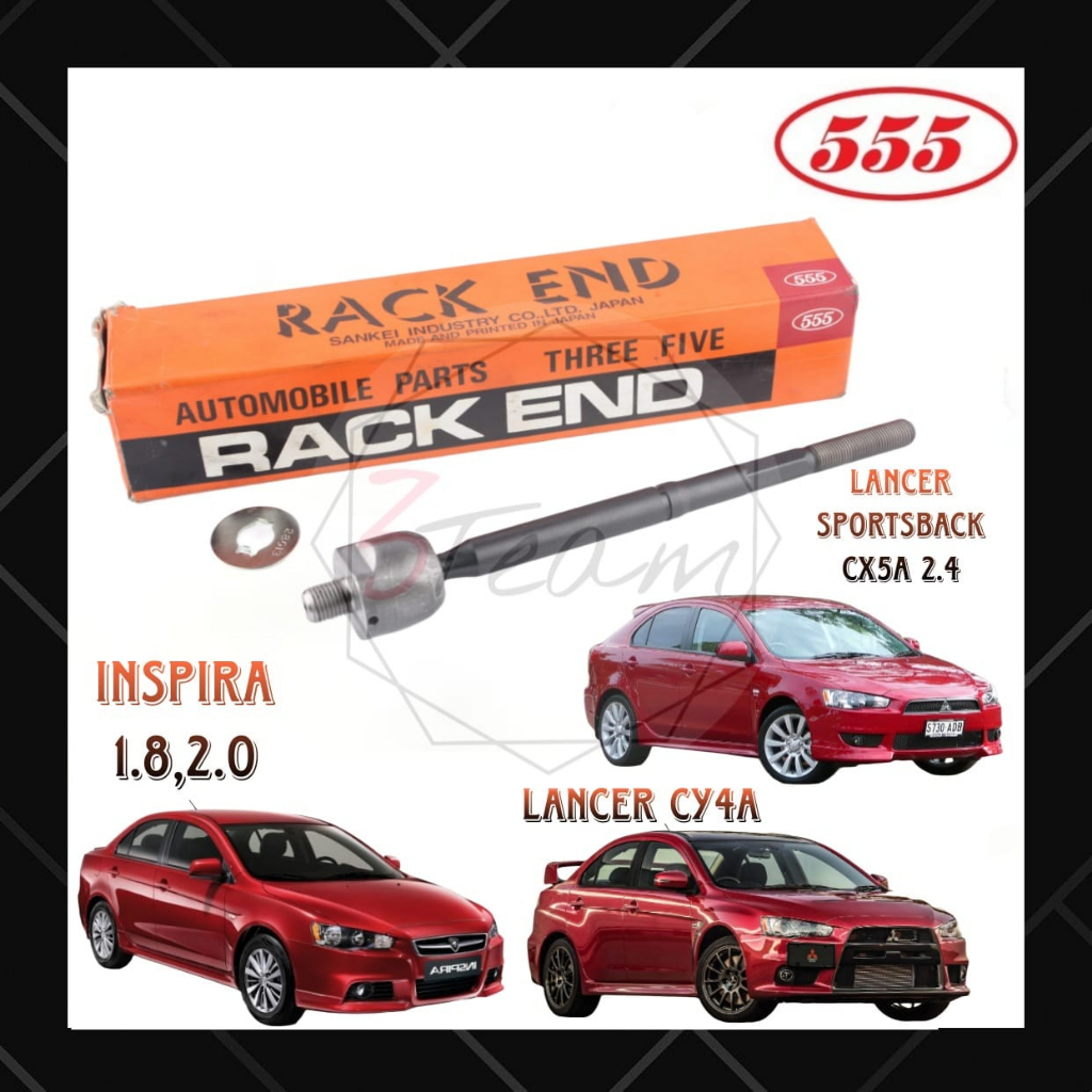 555 Japan Rack End Set Mitsubishi Lancer GT 2.0 CY4A Proton Inspira ...