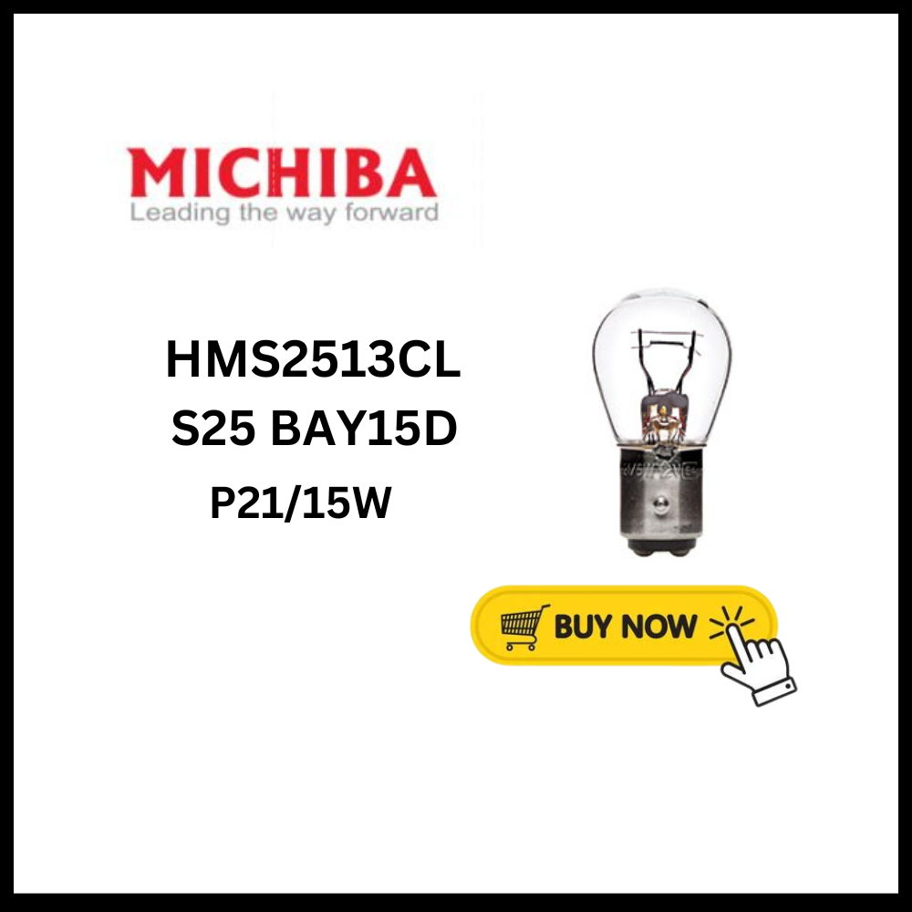 MICHIBA Taiwan p21/5w 12v 21w Car Miniature Lamps Lampu Kereta Spare ...