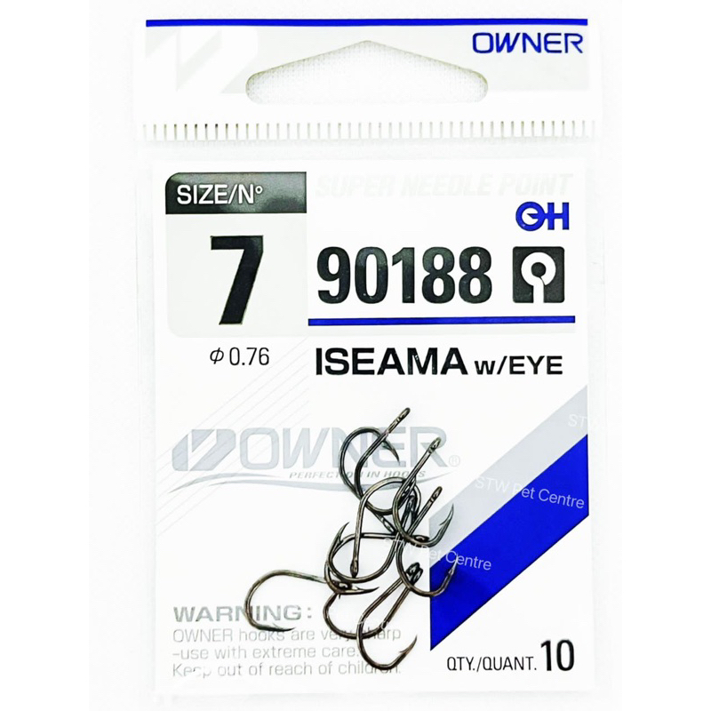 Owner Hook 90188 Iseama Hook (🇯🇵Made In Japan) Mata Kai | Shopee Malaysia