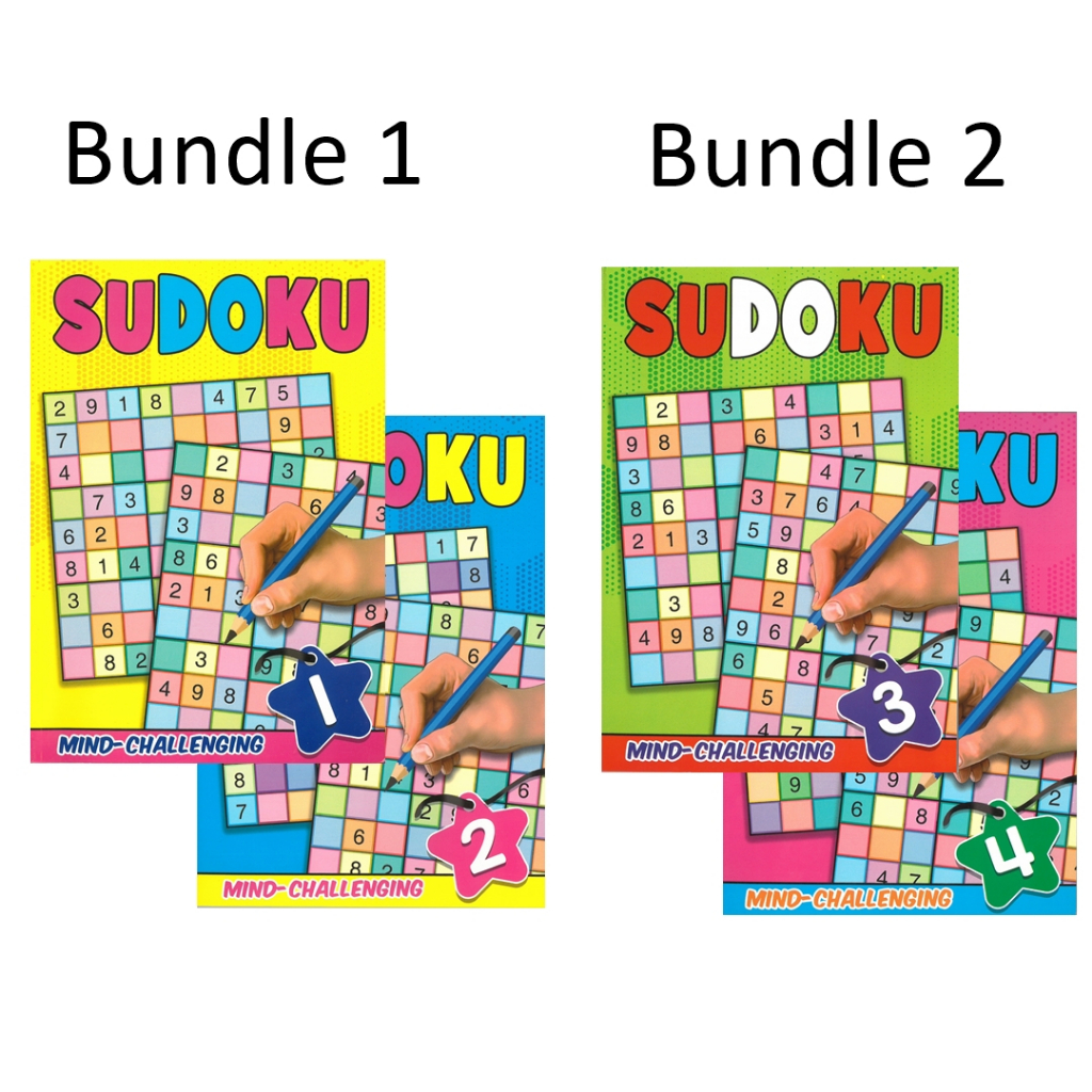 Mind-Challenging Sudoku Bundle Set (2 books in 1 bundle) [3 Levels of ...