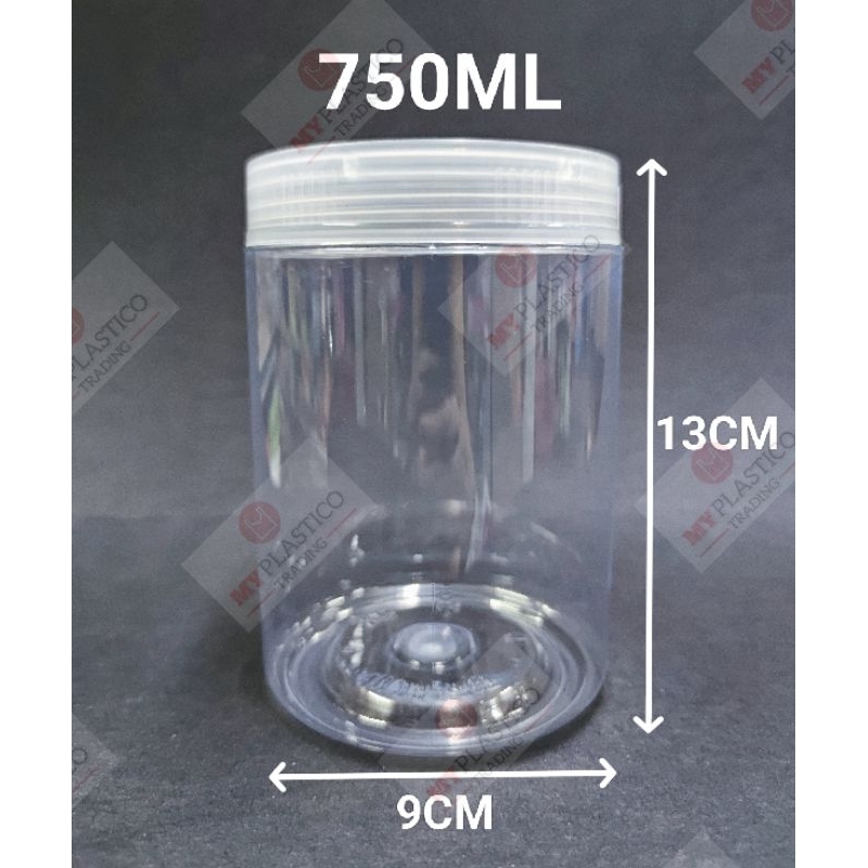 750ML PLASTIC JAR/BALANG KUIH/BALANG KUEH/BALANG RAYA/CANISTER/BOTOL ...