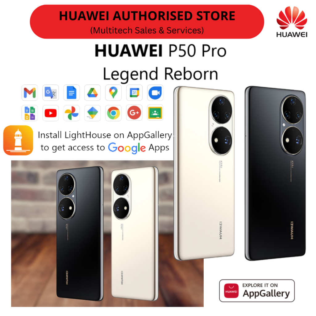 Huawei P50 Pro Smartphone 8GB + 256GB 50MP True Form Dual Matrix Leica Camera 120Hz Refresh Rate ...