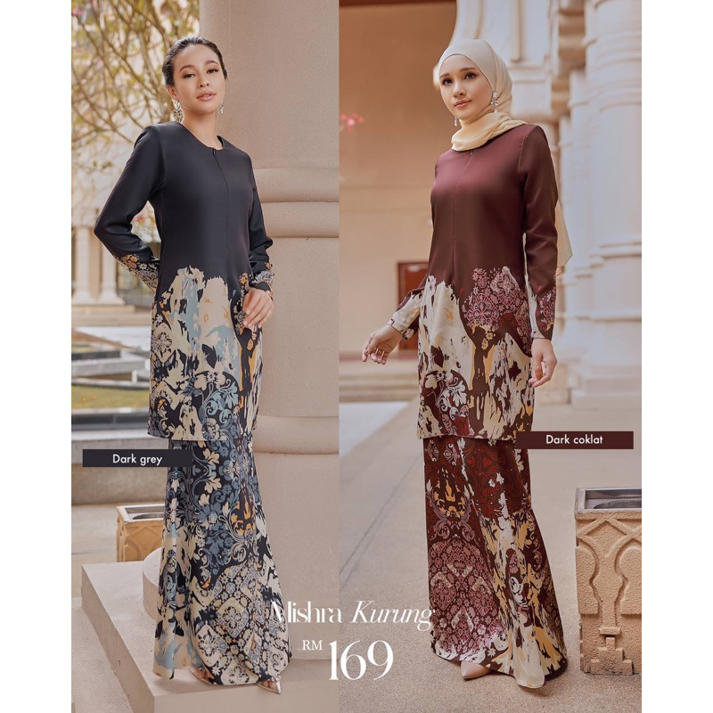 KURUNG MODERN AJUNA | MISHRA | KALINA RAYA 2023 | Shopee Malaysia