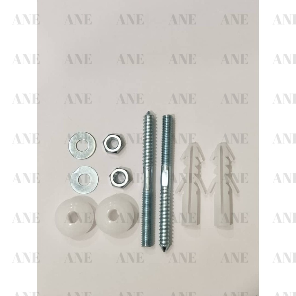 Basin Wall Plug Set Wall-Mounted Basin Fixing Screw Nuts Set Ceramic ...
