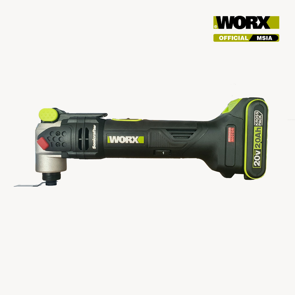 WORX Brushless Universal Hyperlock Oscillating Multi-tool (20v) WU690.1 | Shopee Malaysia