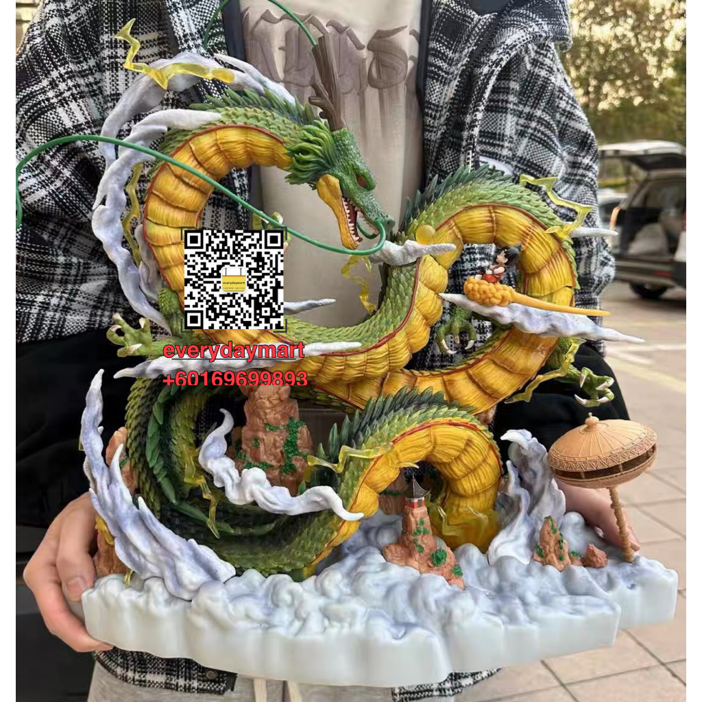 DRAGON BALL💥SHENRON MINI GOKU 40cm ILLUMINATED💥ACTION FIGURE TOYS ...