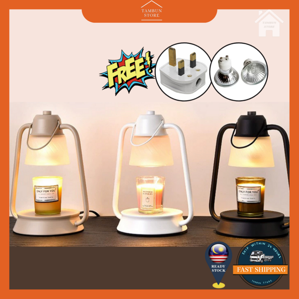 [Japanese] Scented Candle Warmer Lamp Electric Candle Burner Melt Wax ...