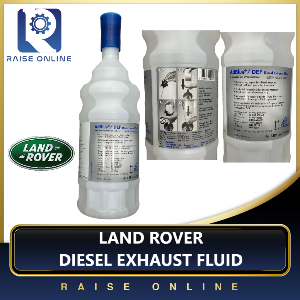 ORIGINAL LAND ROVER JAGUAR MERCEDES BENZ ADBLUE DIESEL EXHAUST FLUID ...
