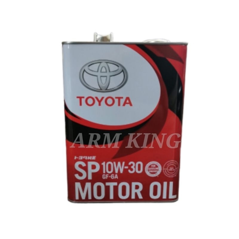 TOYOTA 10W30 Synthetic GF-6 JAPAN IMPORTED ENGINE OIL / MOTOR OIL 08880 ...