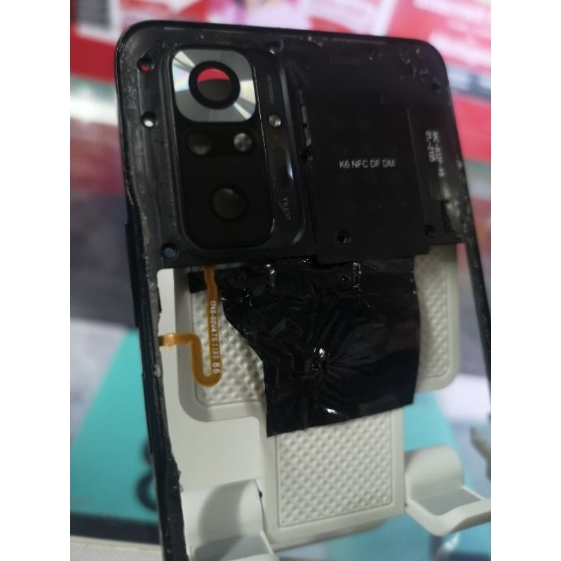 Redmi Note 10 pro (4G version)(100%) Original Back flame with Finger on ...