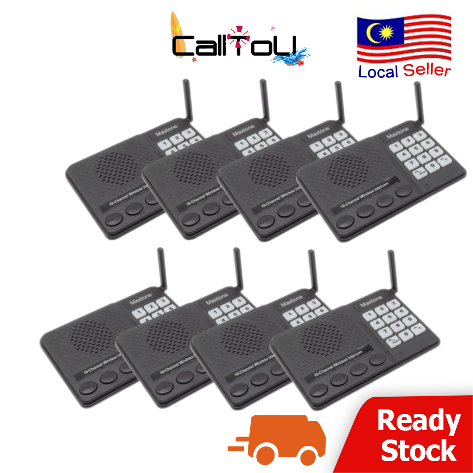 CallToU Wireless Office Intercom System No Network 27 Channel 1KM for ...