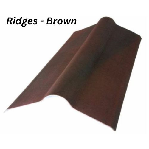 ONDULINE Roof Fibre Roofing 1Mx2M Corrugated Sheet Ridges Cap Red Black ...