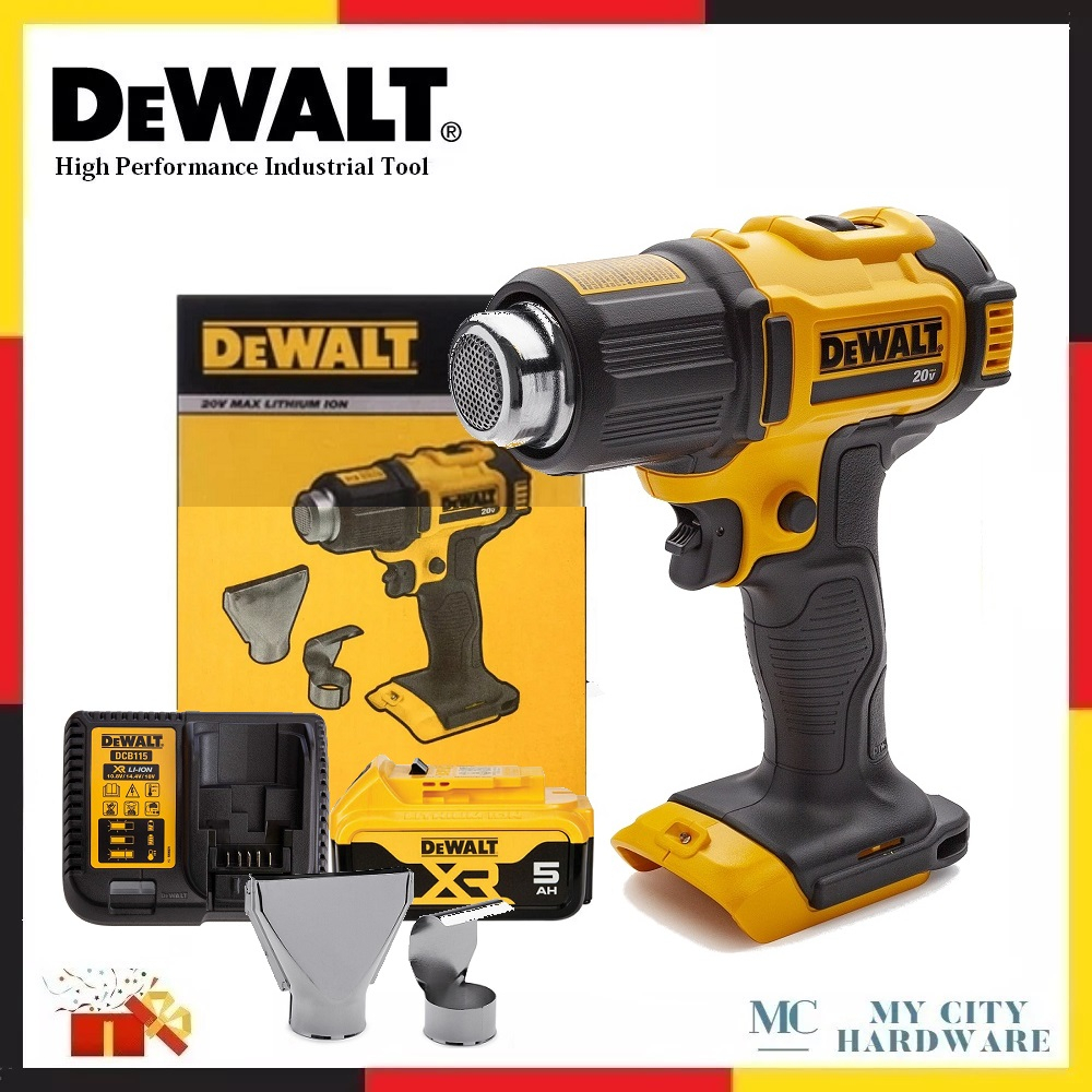 DeWALT DCE530N-KR 18/20V Cordless Heat Gun ( DCE530N, DCE530 ) | Shopee ...