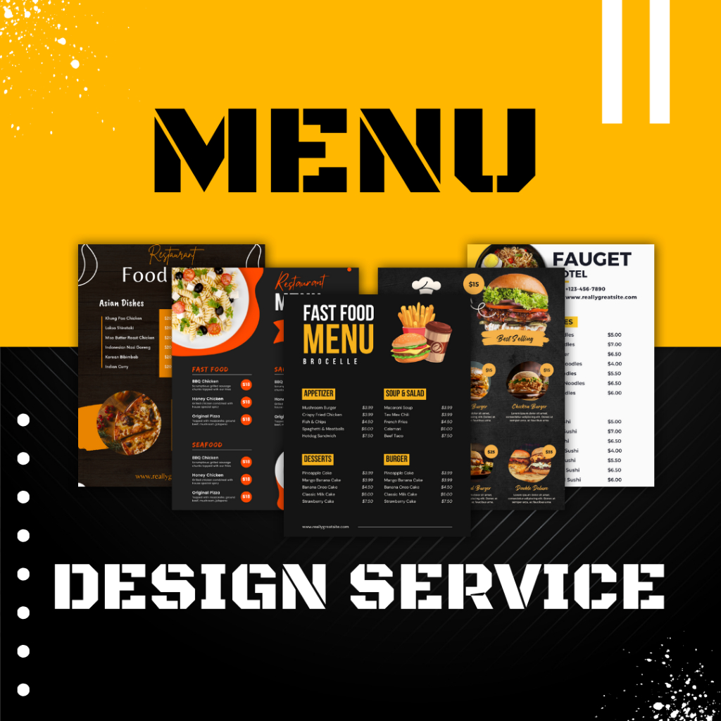 Servis Design Menu | Menu Design Service | Servis Design Murah ...