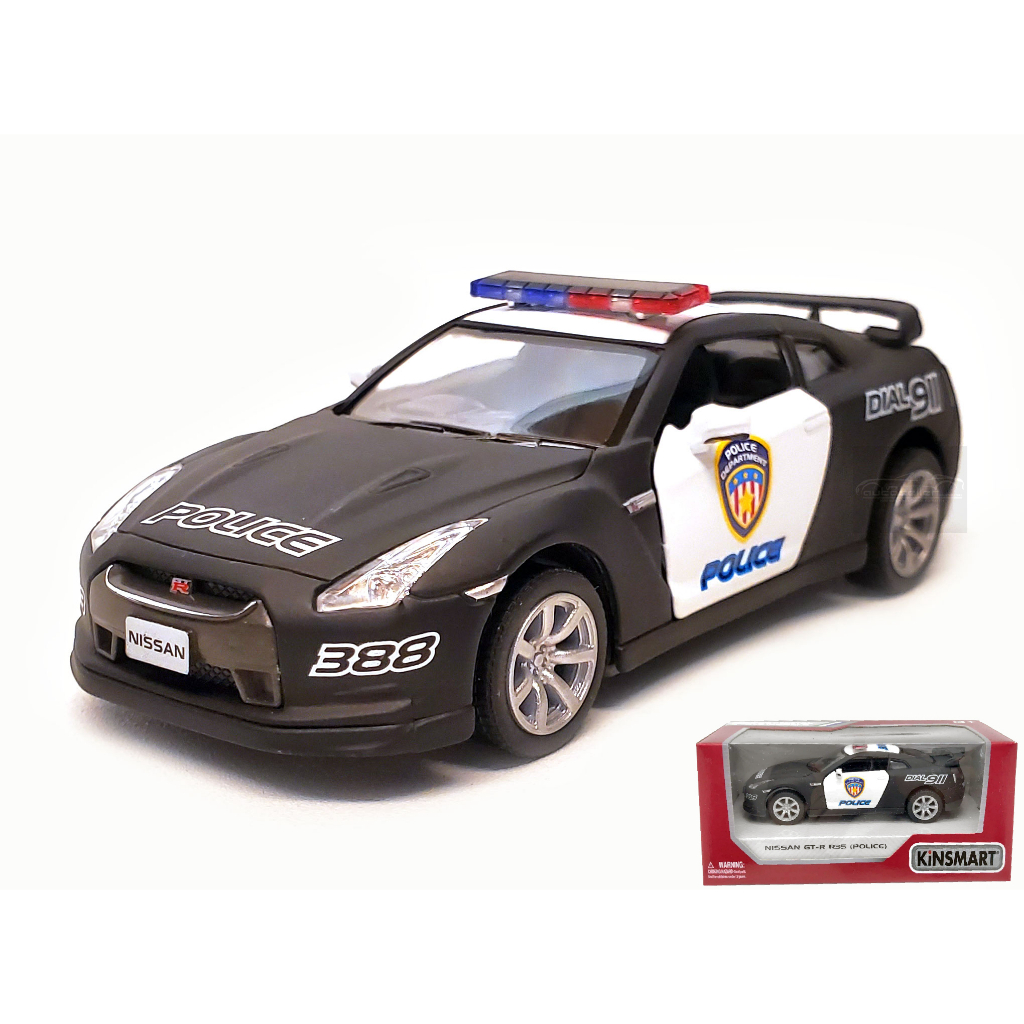 2009 Nissan Skyline GTR R35 ( Police 911) Metal Toy Diecast Collection ...