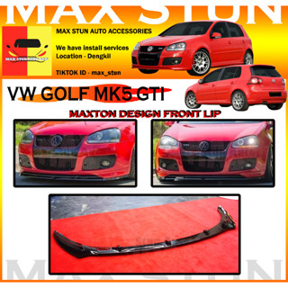 VOLKSWAGEN GOLF MK5 GTI MAXTON DESIGN FRONT LIP BUMPER SKIRT LIP GOLF ...