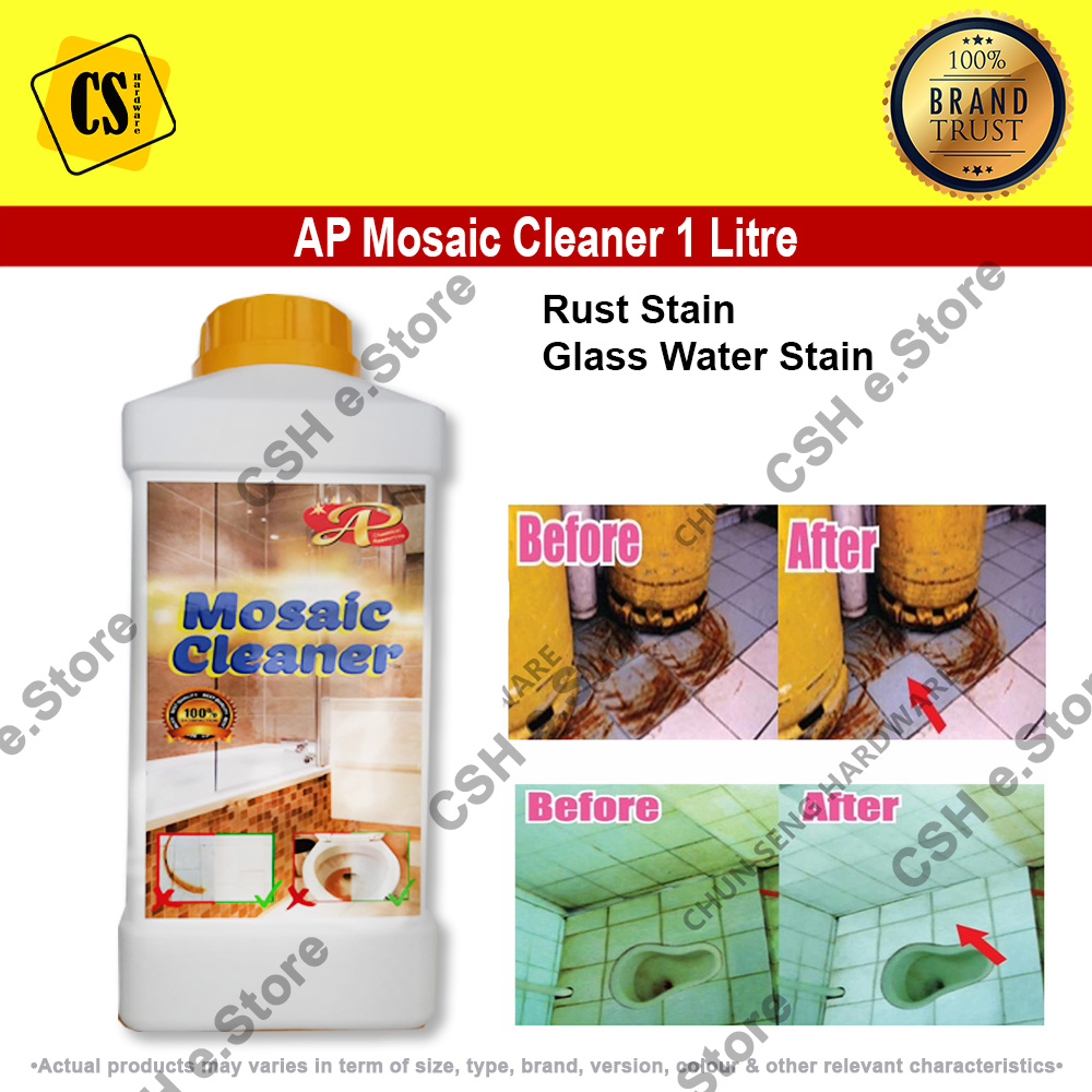 Stain Remover Mosaic Tile Glass Water Mark Stain Copper 1 Liter ...