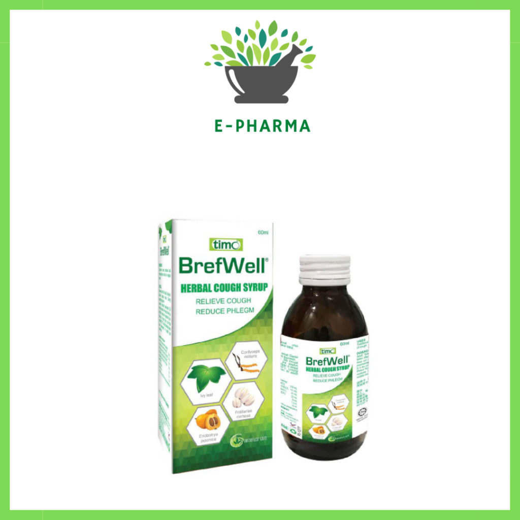 Timo Brefwell Herbal Cough Syrup 60ml | Shopee Malaysia