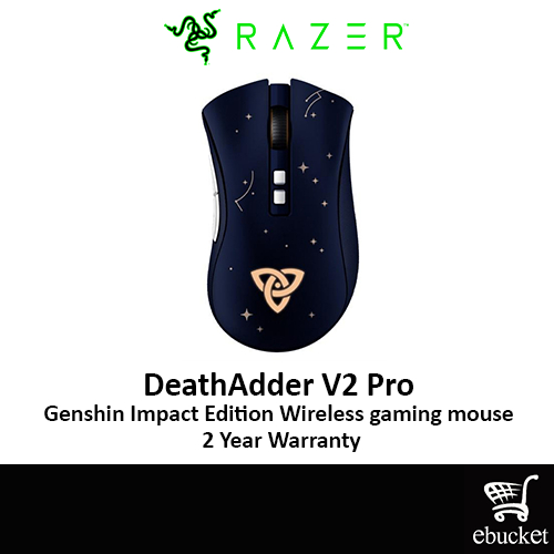 Razer DeathAdder V2 Pro - Genshin Impact Edition Wireless gaming mouse ...