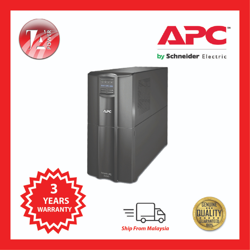 [NEW] APC Smart-UPS, Line Interactive, 2200VA, Tower, 230V, 8x IEC C13+2x IEC C19 outlets ...