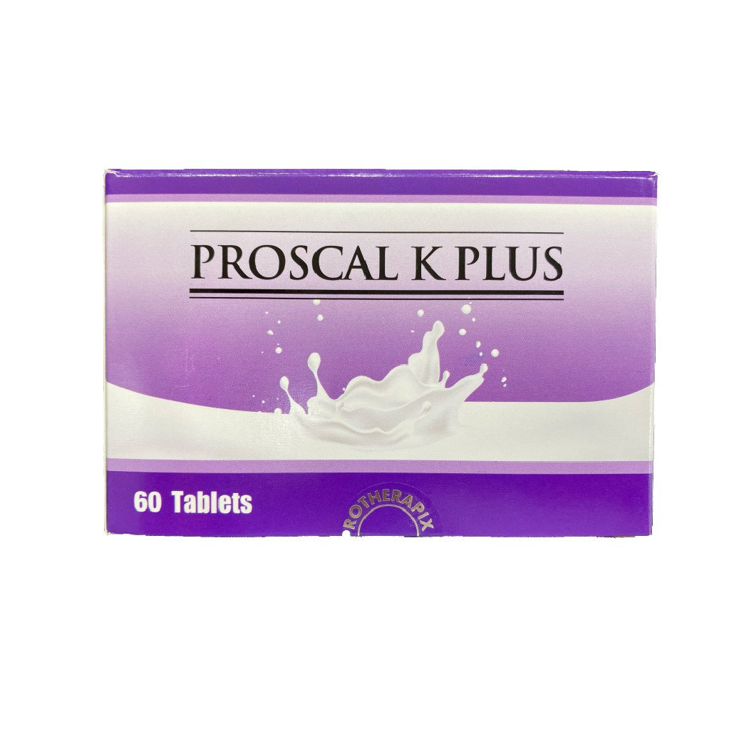 PROSCAL K PLUS 60'S ~Milk calcium + vitamin K2 + vitamin D3 | Shopee ...