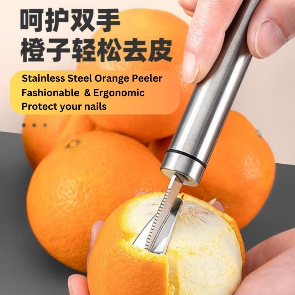 Orange Peeler S/S Citrus Fruit Skin Stripper Cutter Kitchen Lemon ...