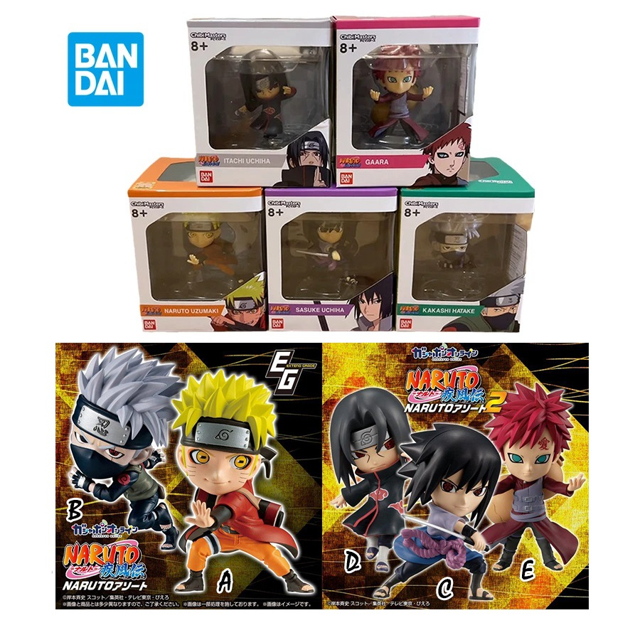 Bandai Naruto Shippuden Chibi Masters Set Original Chibi Naruto Chibi ...