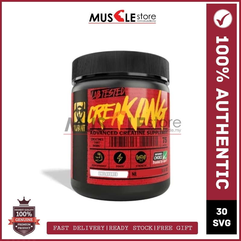 Mutant CREAKONG CX8, Creatine Monohydrate + Amino Acid Supplement, 249g ...