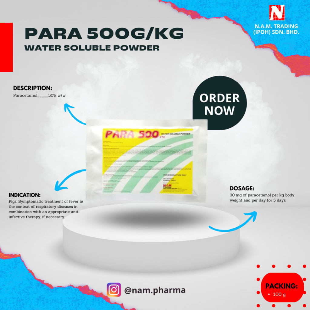 NAM Product Para 500 ~ best common painkiller used to treat aches and ...