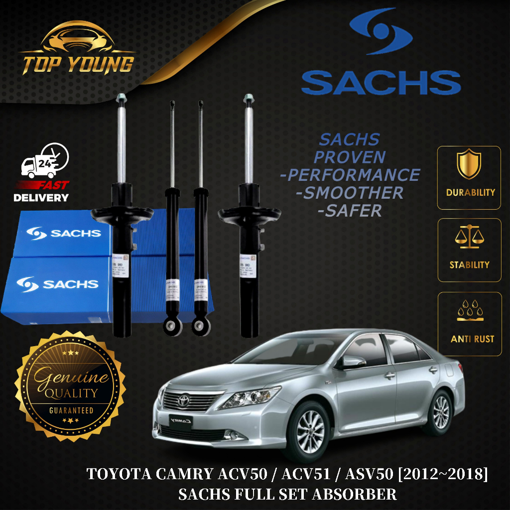SACHS TOYOTA CAMRY ACV50 / ACV51 / ASV50 (2012~2018) SHOCK ABSORBER ...