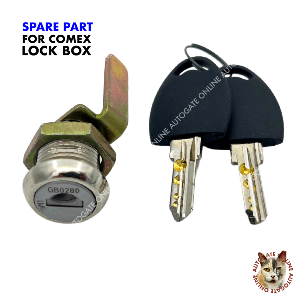 CAMP LOCK WITH 2 KEYS FOR SWING GATE LOCK BOX(DOORMEX/GOOD1/COMEX ...
