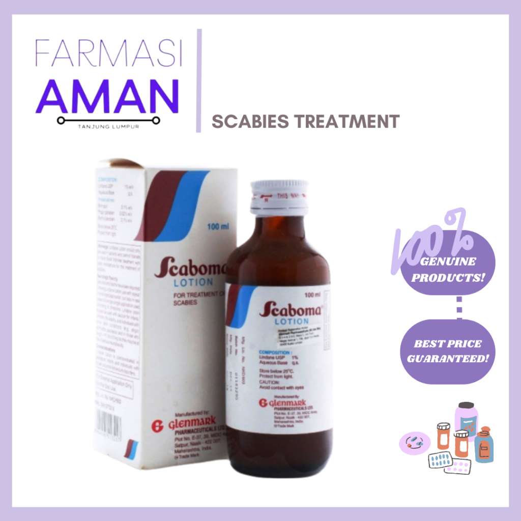 Scaboma Lotion 100ml (For Treatment Of Scabies) | Shopee Malaysia