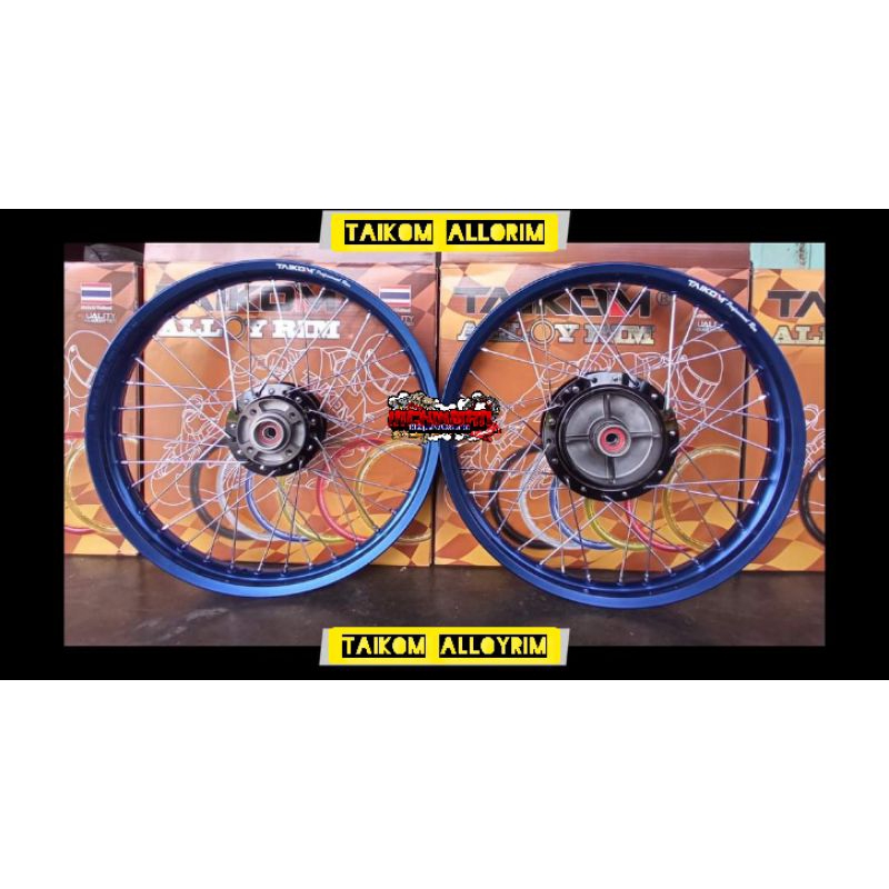 Taikom alloy rim for rxz/125z/Yamaha ss1/ss2/135lc/Srl110-115/yamaha ...