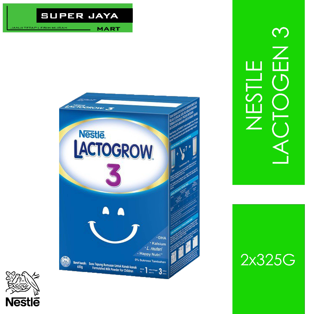 Nestle Lactogrow step 3 2x325g/2x650g | Shopee Malaysia