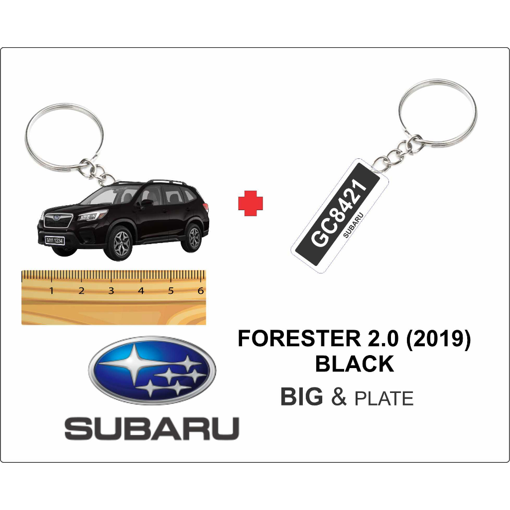 subaru forester black keychain 2d | Shopee Malaysia