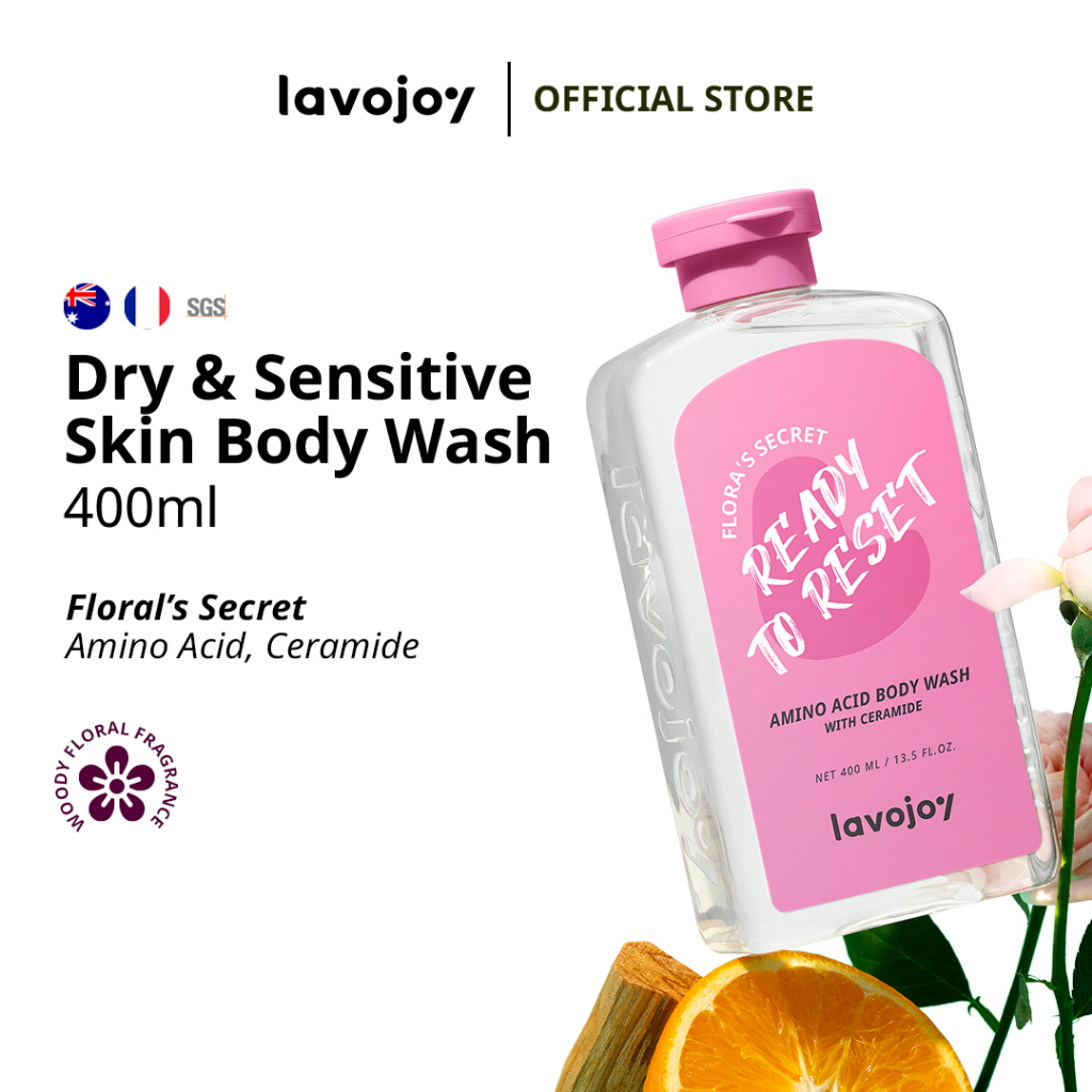 LVJ lavojoy Repair & Strengthen Body Wash - Amino Acid, Ceramide ...
