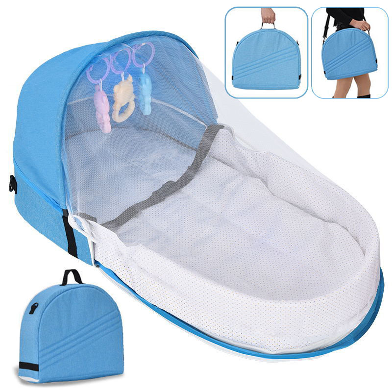 Folding Portable Crib, Snuggle Nest Portable Infant Lounger, Unique ...