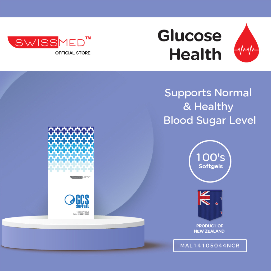 SWISSMED™ GCS Softgel / 100'S / Supports Normal & Healthy Blood Sugar ...