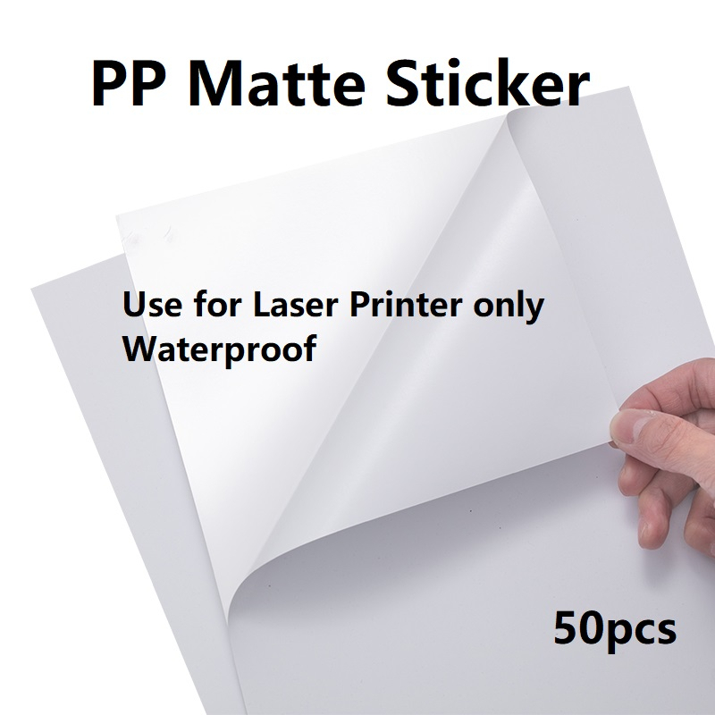 A4 Waterproof Sticker / Mirrorkote Sticker / Kraft Sticker / PP Matte ...