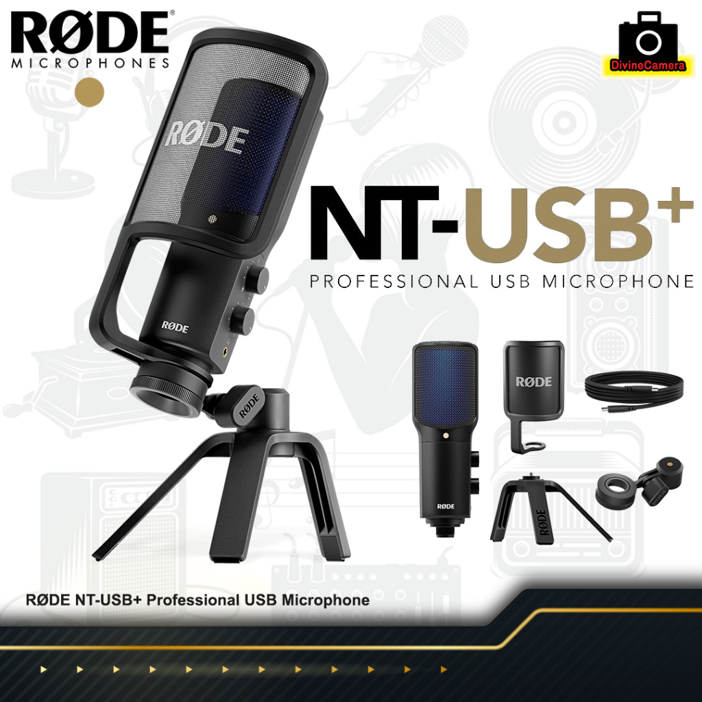 RØDE NT-USB+ Professional USB Microphone | Shopee Malaysia