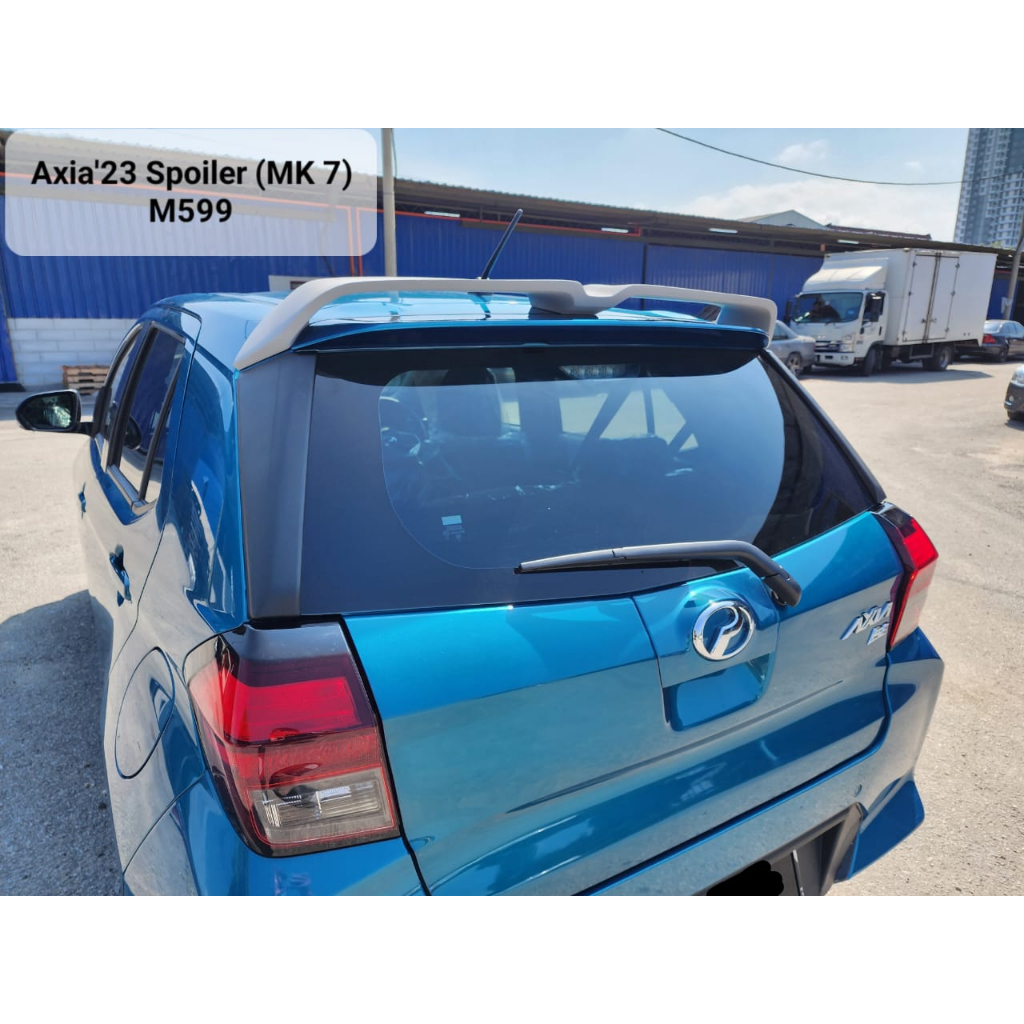 Perodua Axia 2023 MK7 Spoiler Fiber | Shopee Malaysia